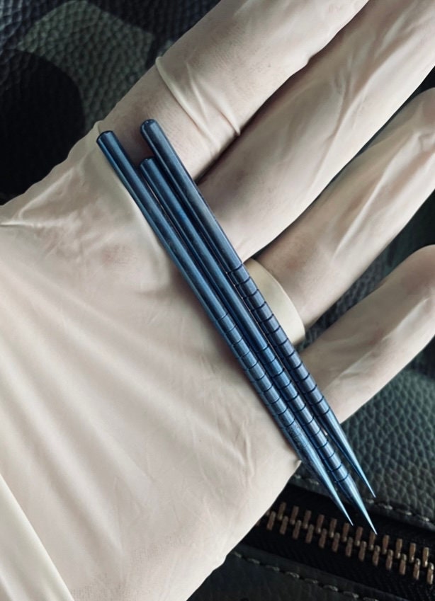 TOO-SHARP / Edc / ANO Blue / Ultralight - Ultra Strong / Grade 5 Ti ...