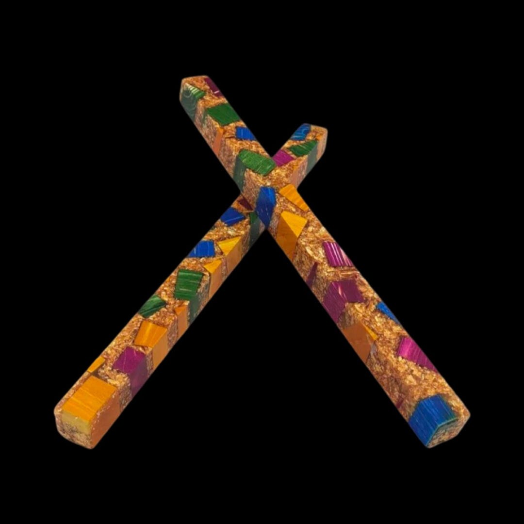 Wood & Resin Blank • Structure Blank • Mixed Resin Pattern • DIY ...