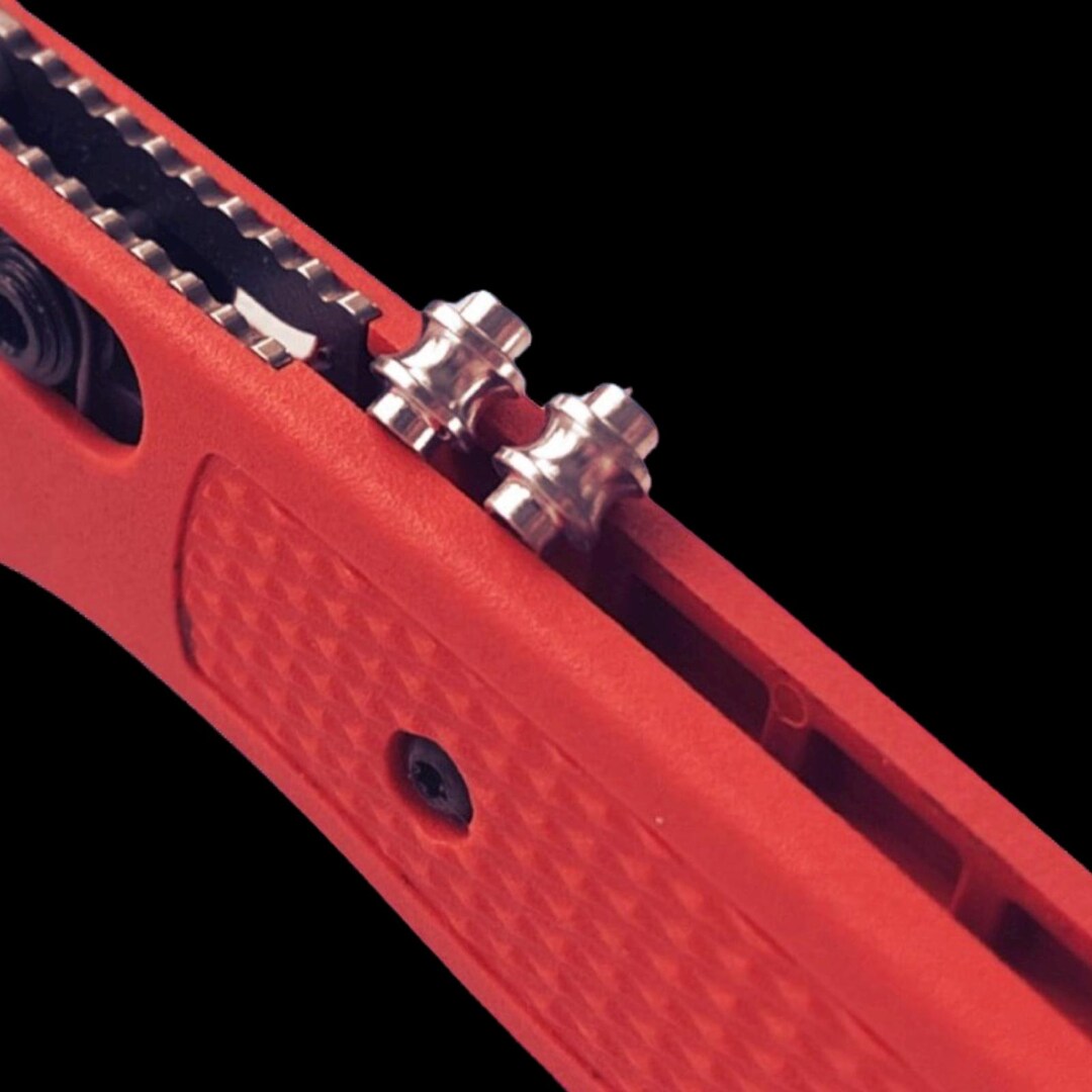 Replacement Scale Barrel Spacers Silver Aluminium Benchmade Bugout Mini ...