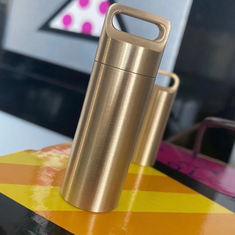 Waterproof Capsule Keychain - Etsy