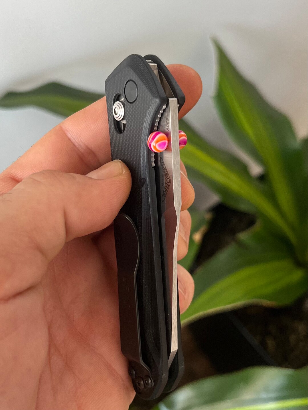 Benchmade Mini Barrage • DESIGN EYES Thumb Stud • More Compatibility in ...