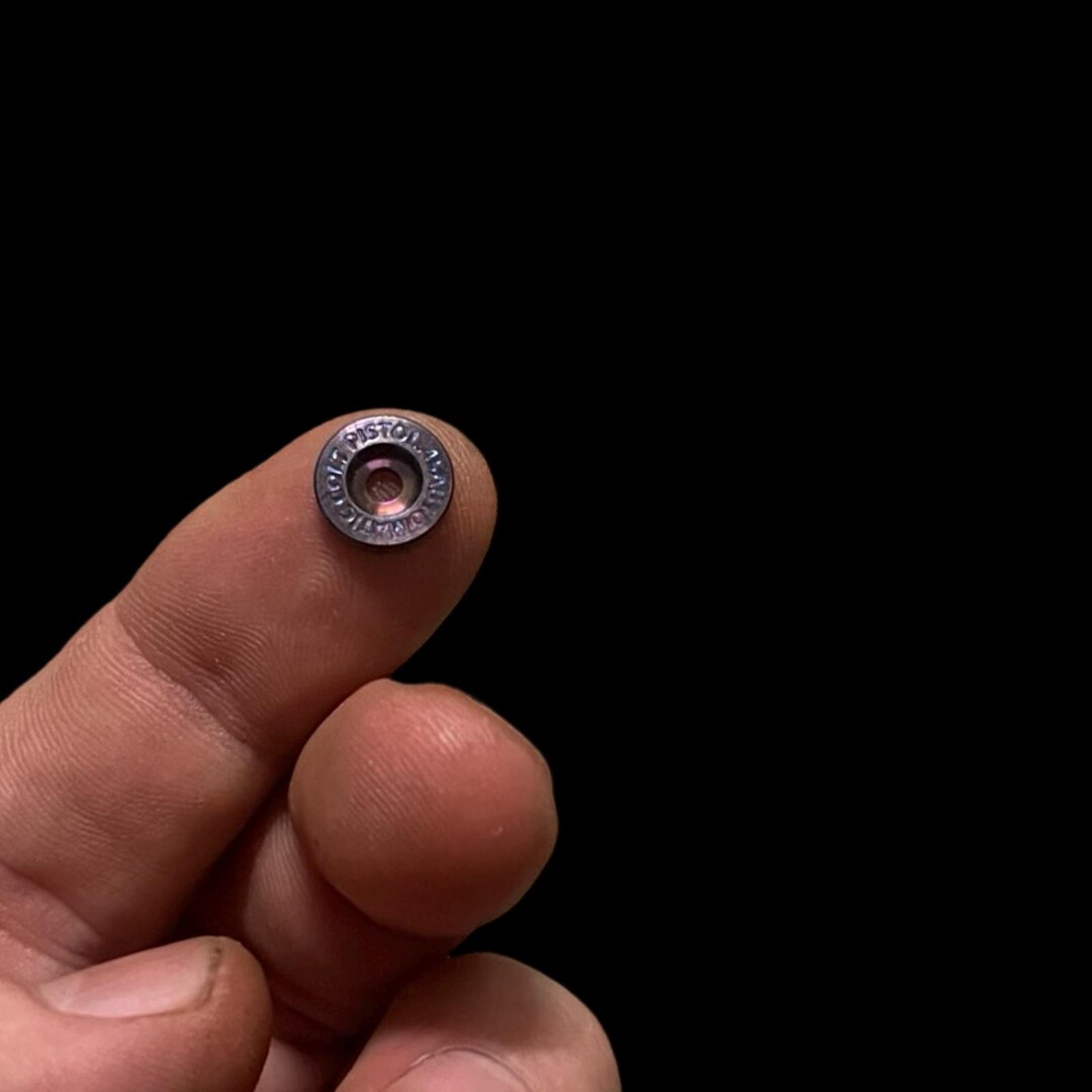 RAINBOW TITANIUM Thumb Disc Push Disc Replacement Knife Hardware ...