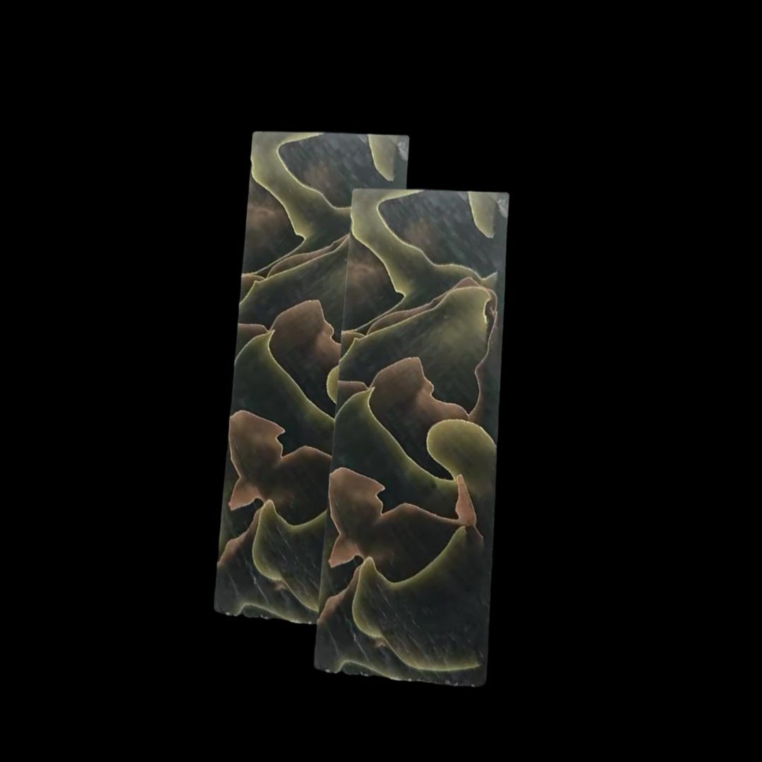 Knife Scales Handles Custom Knife Building Marble Resin Swirl Inlay ...