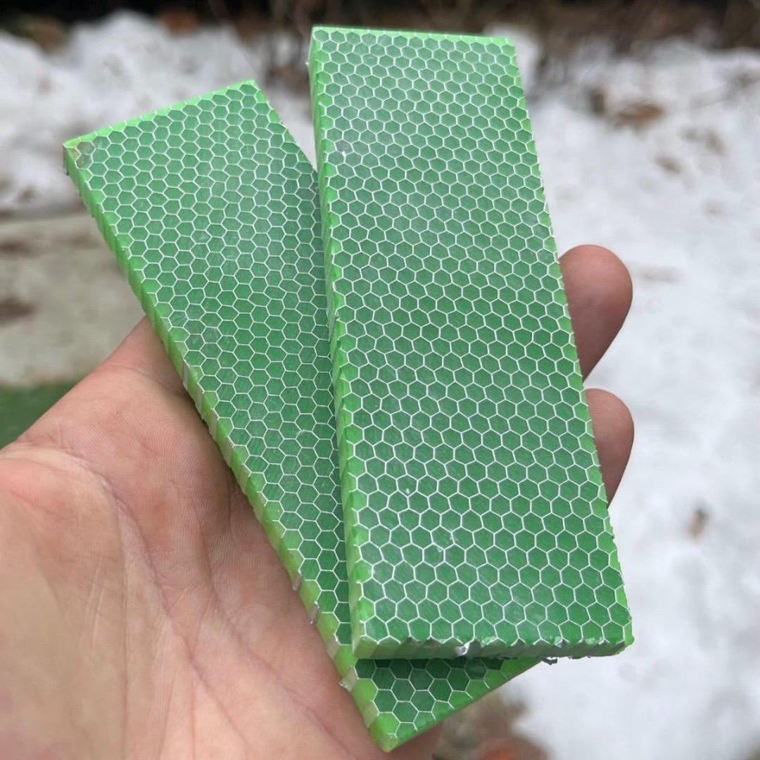 Knife Scales Handles Custom Knife Building • Honeycomb Metel Wire ...