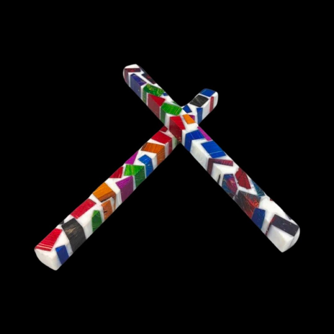 Wood & Resin Blank Structure Blank Mixed Resin Pattern DIY Builder 1x ...