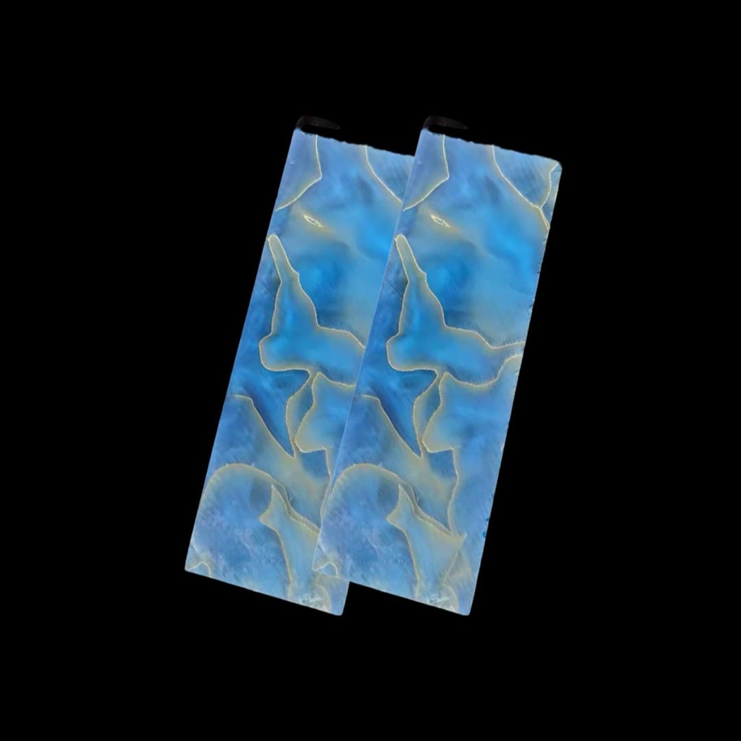 Knife Scales Handles Custom Knife Building • Marble Resin Swirl Inlay ...