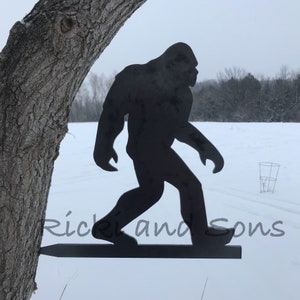 Sasquatch - Big Foot - Steel Metal Art / Metal Decor / Outdoor Decor ...