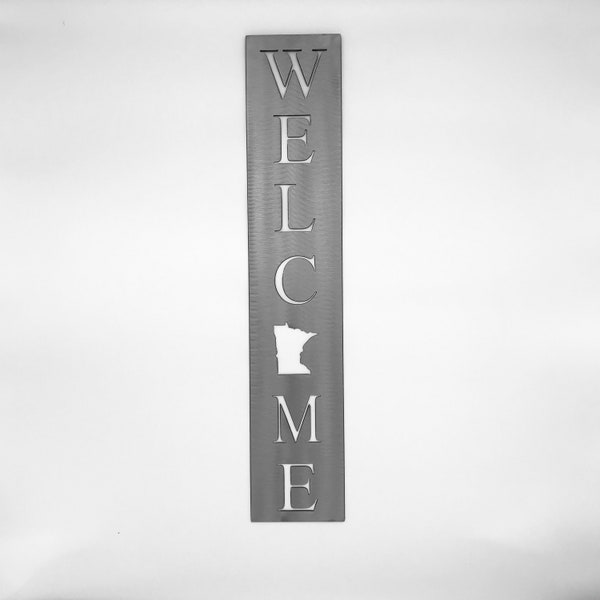 Steel Welcome Sign - Etsy