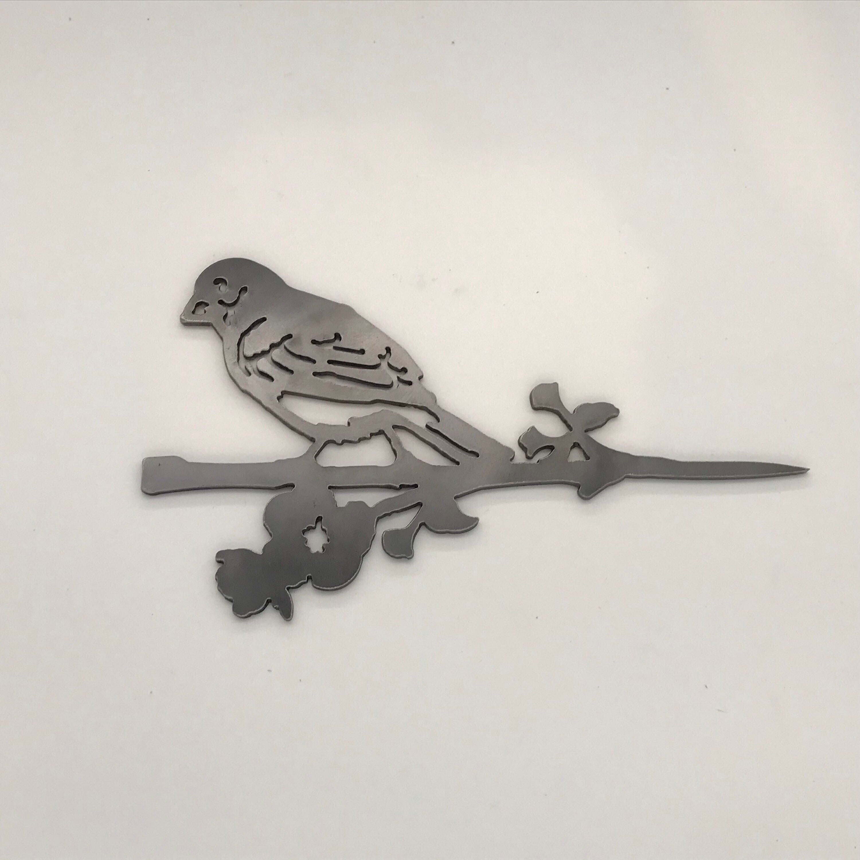 Finch - Steel Metal Art / Metal Decor / Outdoor Decor / Metal Sign ...