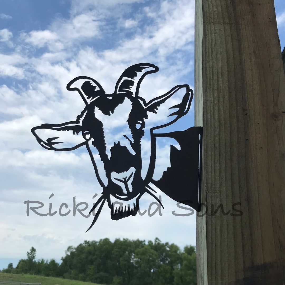 Goat - Steel Metal Art / Metal Decor / Outdoor Decor / Metal Sign - Etsy