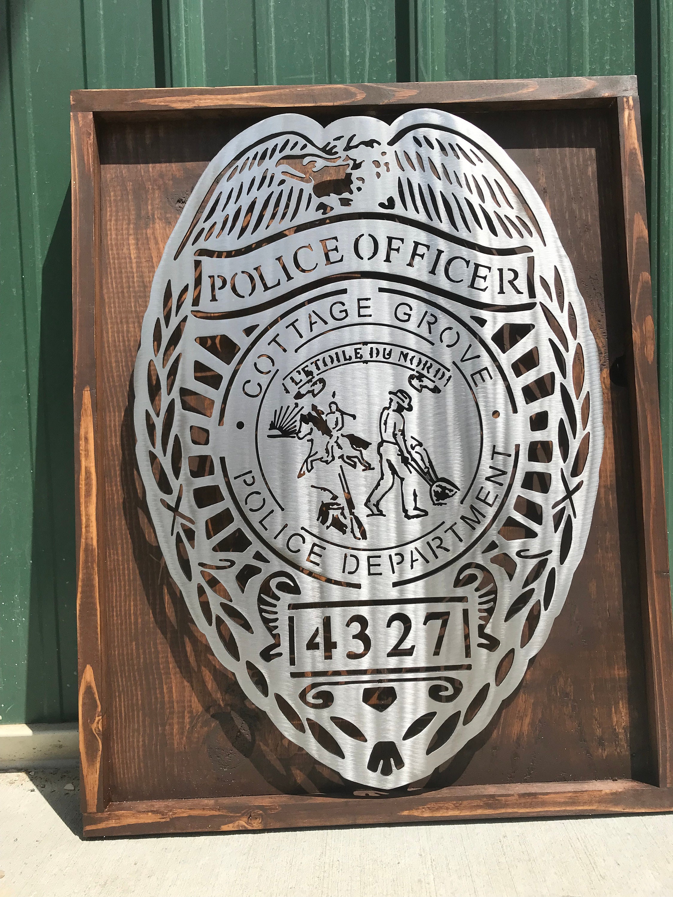 Custom Police Badge ANY Badge Style / State Patrol Badge / | Etsy