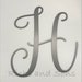 Script Letters / Monogram / Metal Signs / Rustic Sign / Wall Art / Wall ...