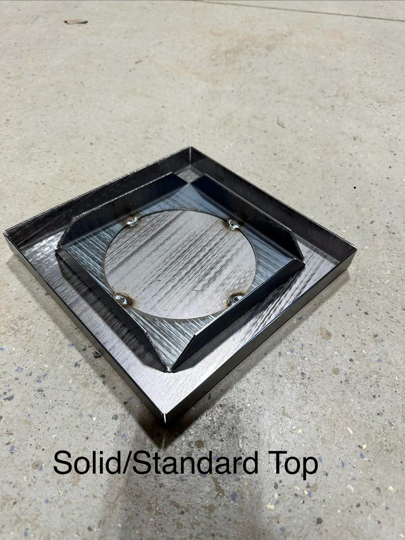Garden Column Top / Replacement Top / Steel Metal Art / Metal Decor ...