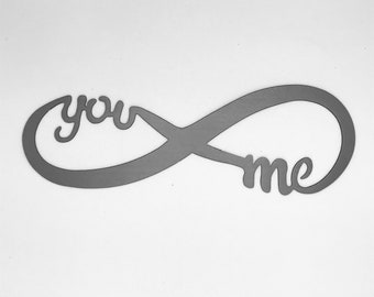 You and Me Infinity Sign - Etsy