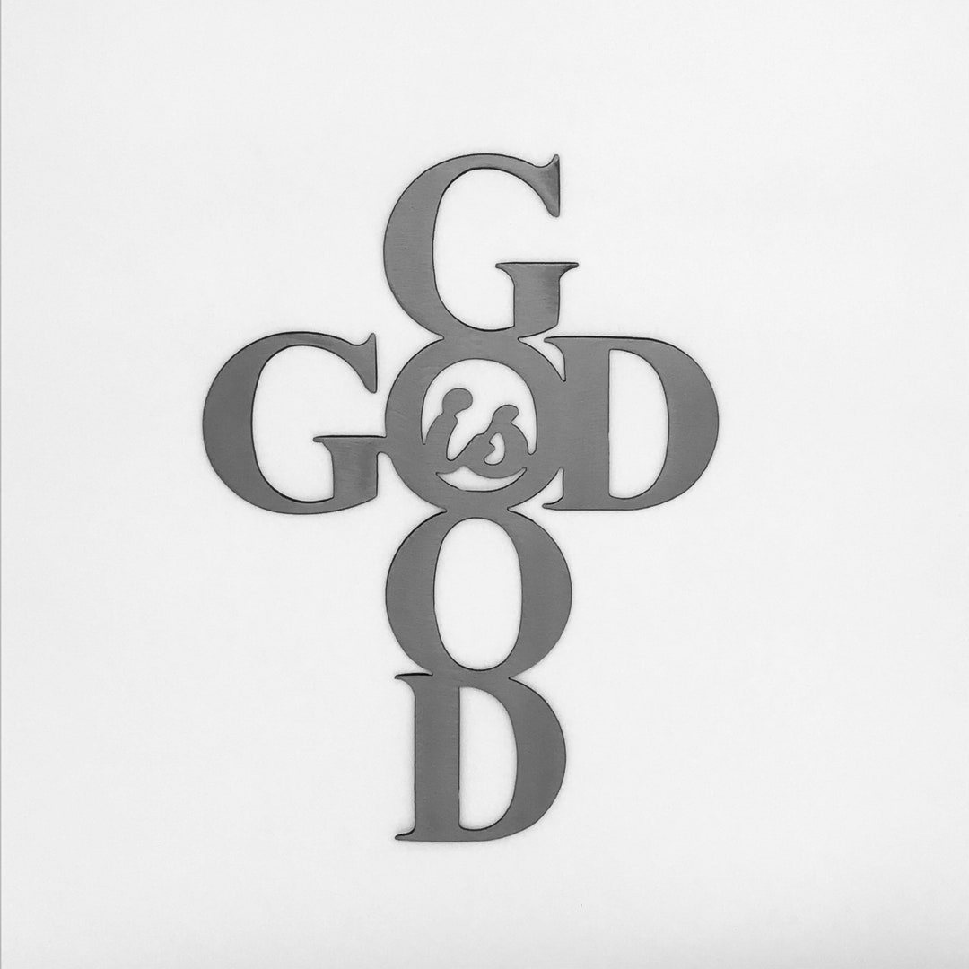 God is Good Cross - Metal Wall Hanging / Metal Wall Art / Metal Home ...