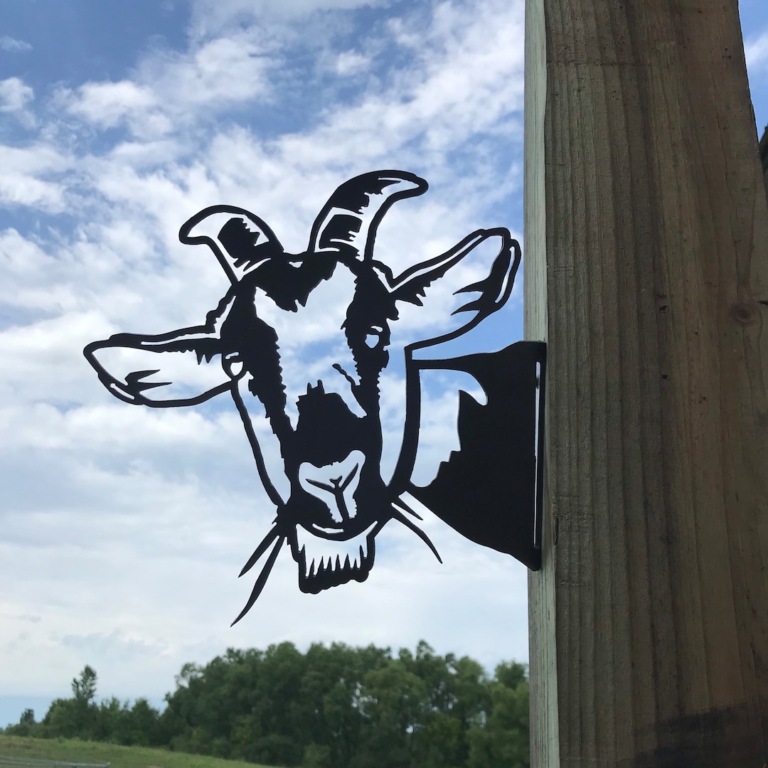 Goat Steel Metal Art / Metal Decor / Outdoor Decor / Metal - Etsy