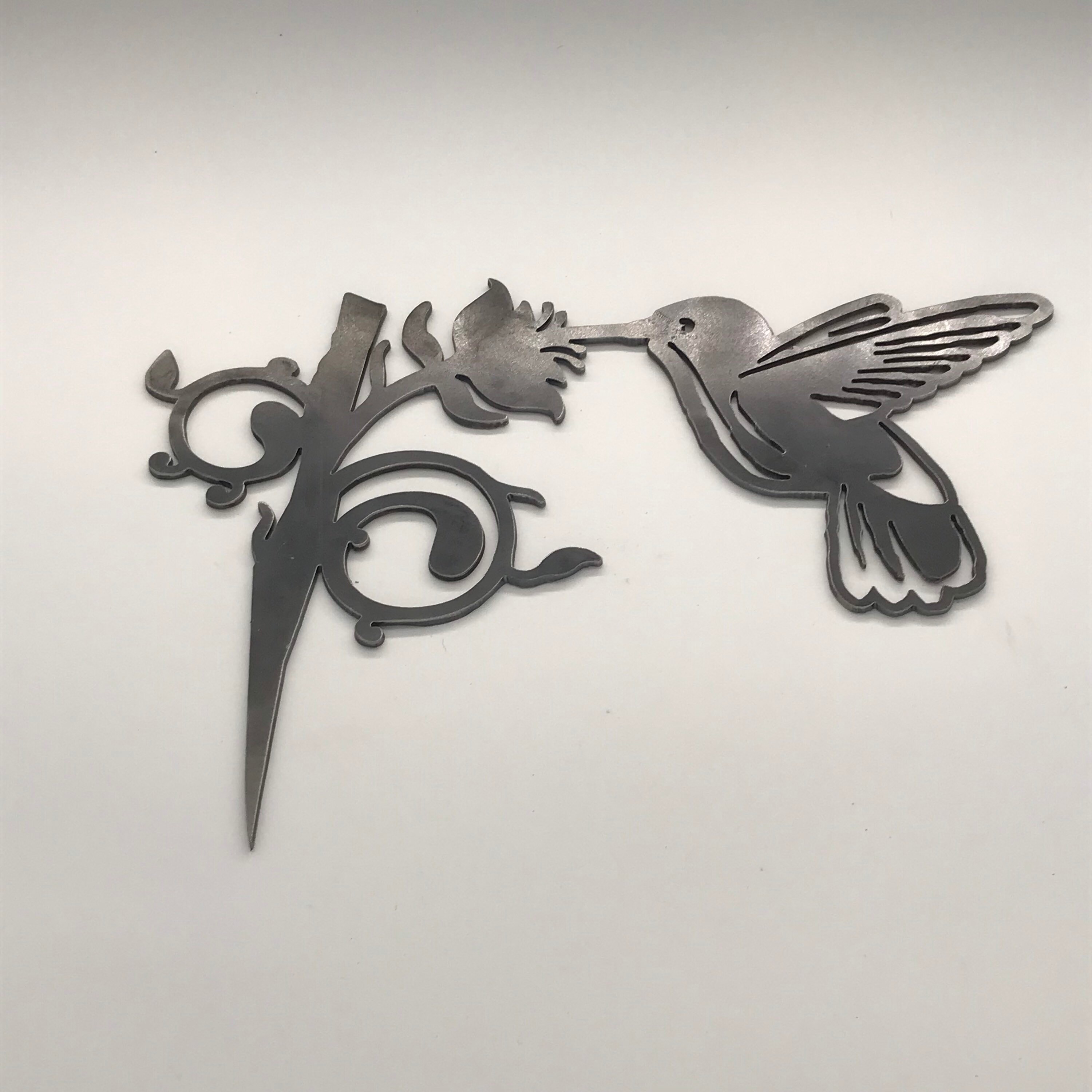 Hummingbird - Steel Metal Art / Metal Decor / Outdoor Decor / Metal ...