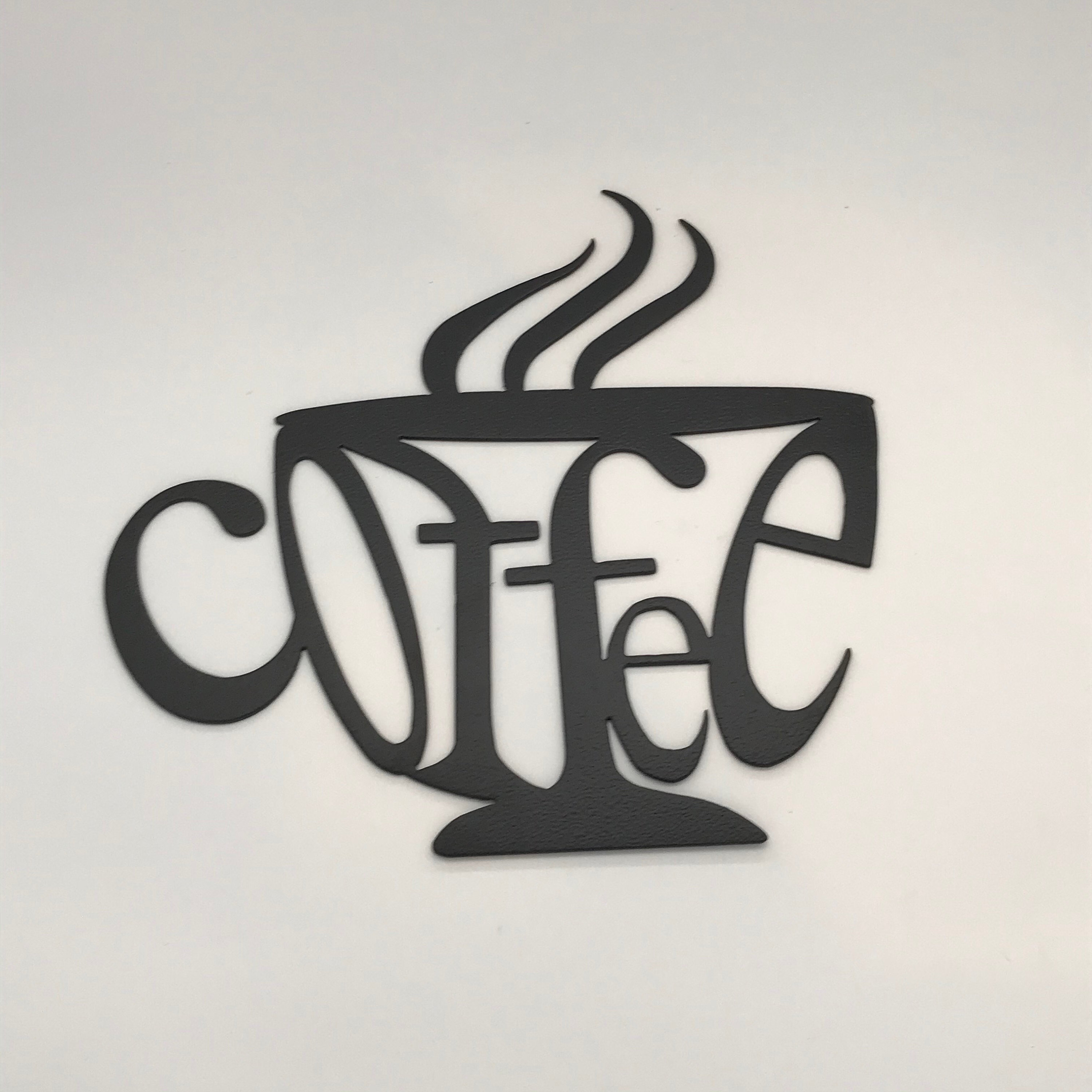 Coffee Sign Metal Wall Art / Metal Home Decor / Steel Wall - Etsy