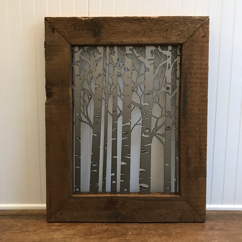 Wood and Metal Sign - Etsy