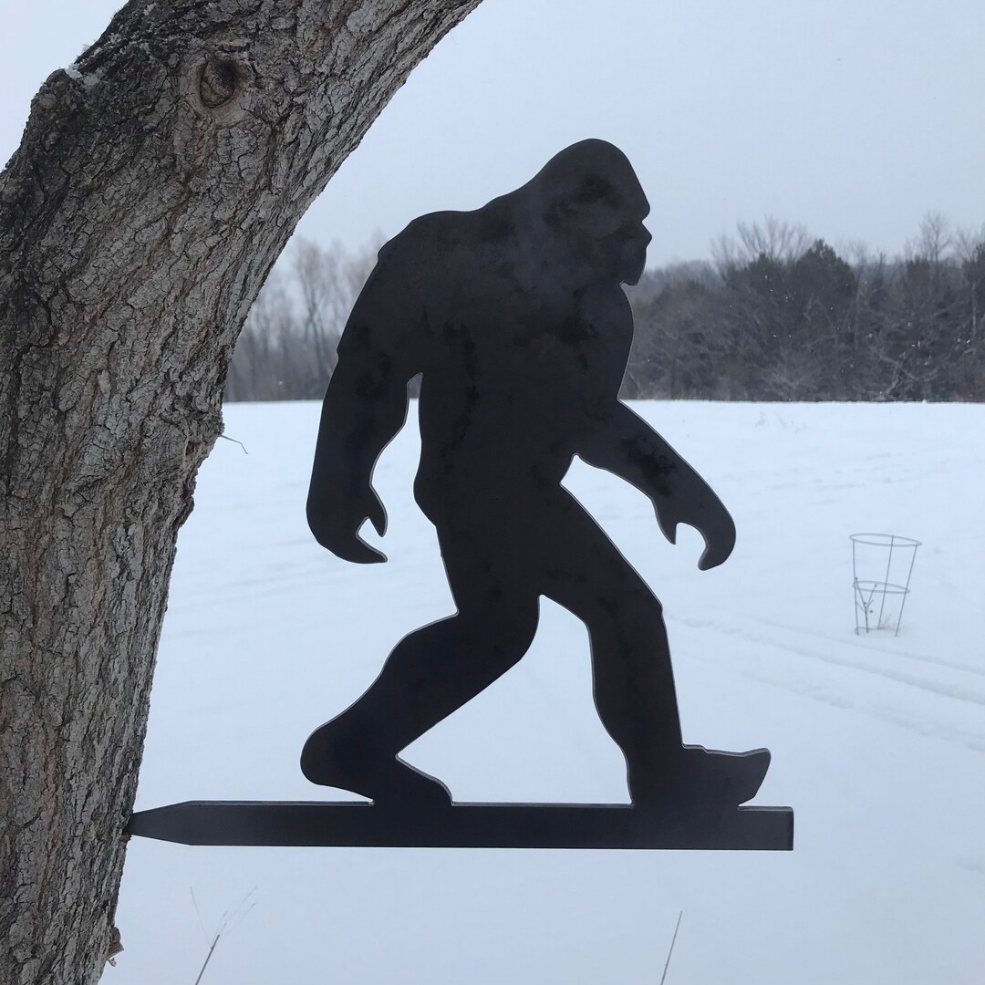 Sasquatch Big Foot Steel Metal Art / Metal Decor / Outdoor - Etsy