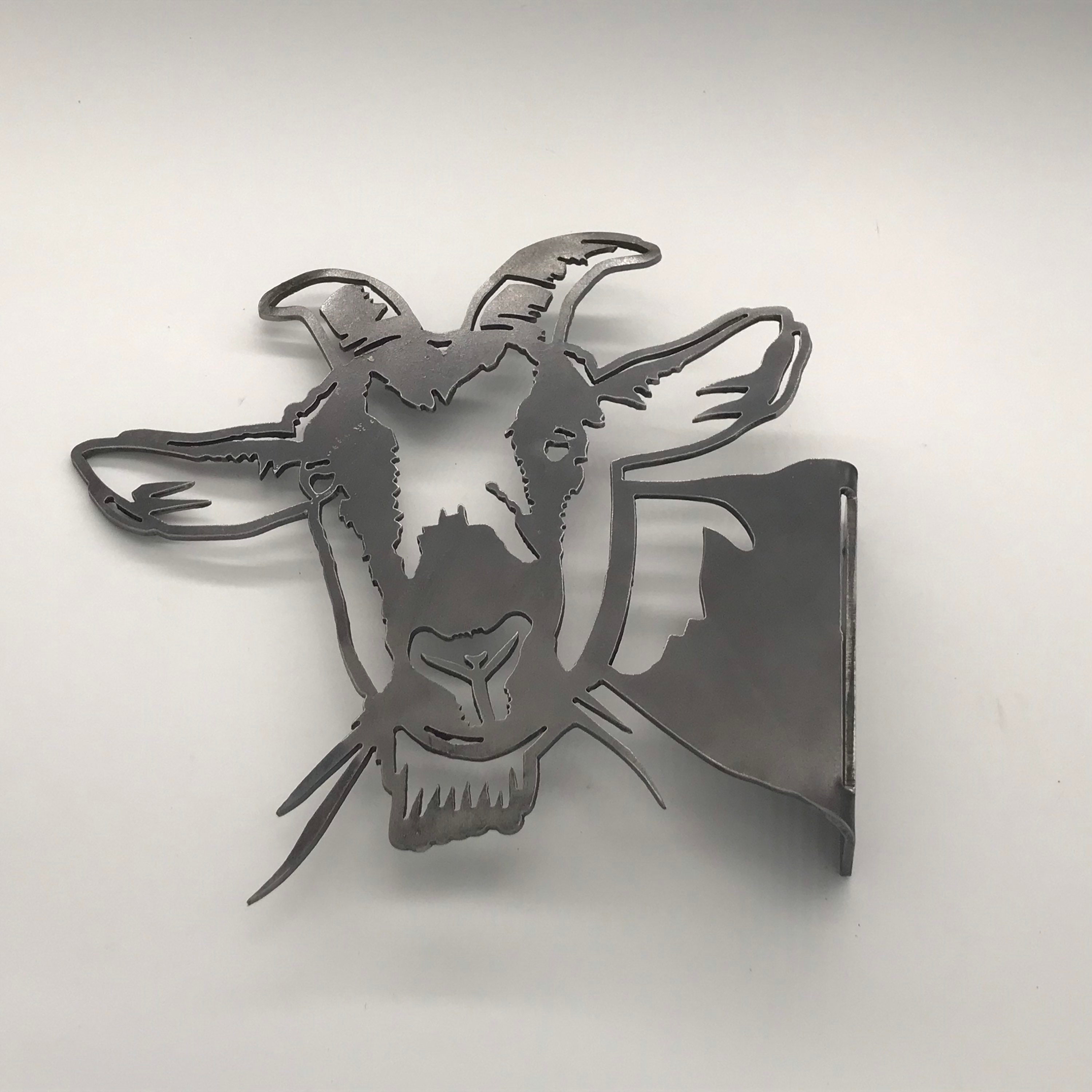 Goat Steel Metal Art / Metal Decor / Outdoor Decor / Metal - Etsy