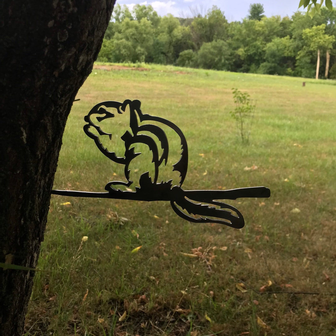 Chipmunk - Steel Metal Art / Metal Decor / Outdoor Decor / Metal Sign ...