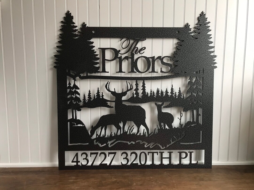 Driveway Sign / Metal Signs / Outdoor Sign / Outdoor Art / Outdoor ...