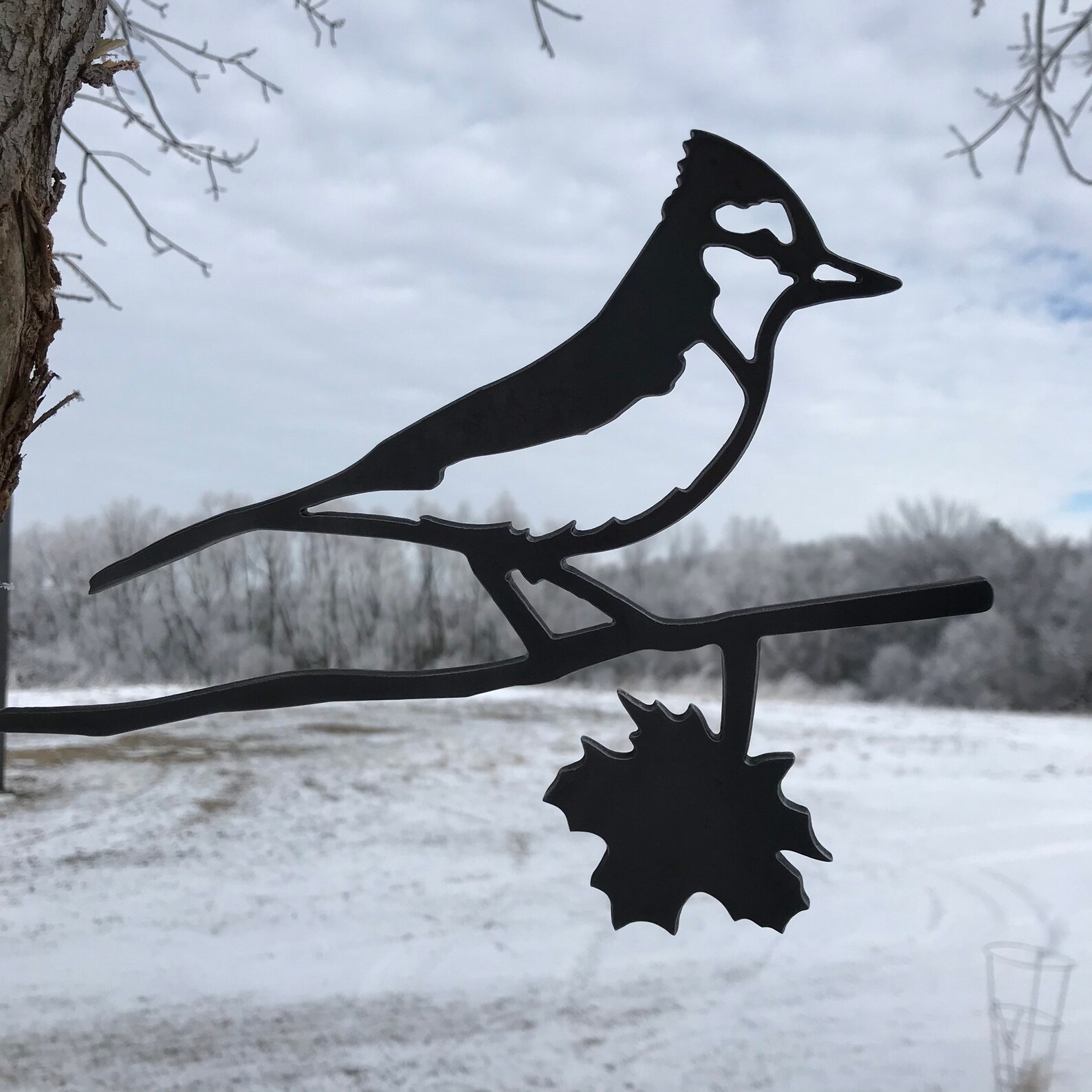 Blue Jay Steel Metal Art / Metal Decor / Outdoor Decor / | Etsy