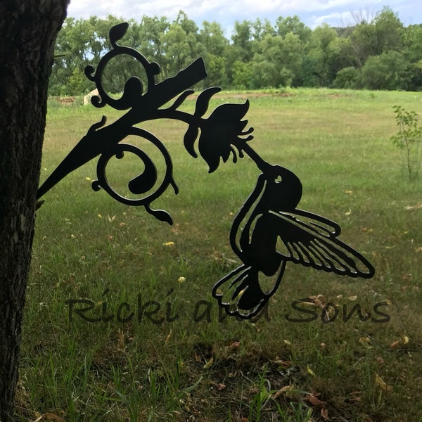 Metal Hummingbird - Etsy
