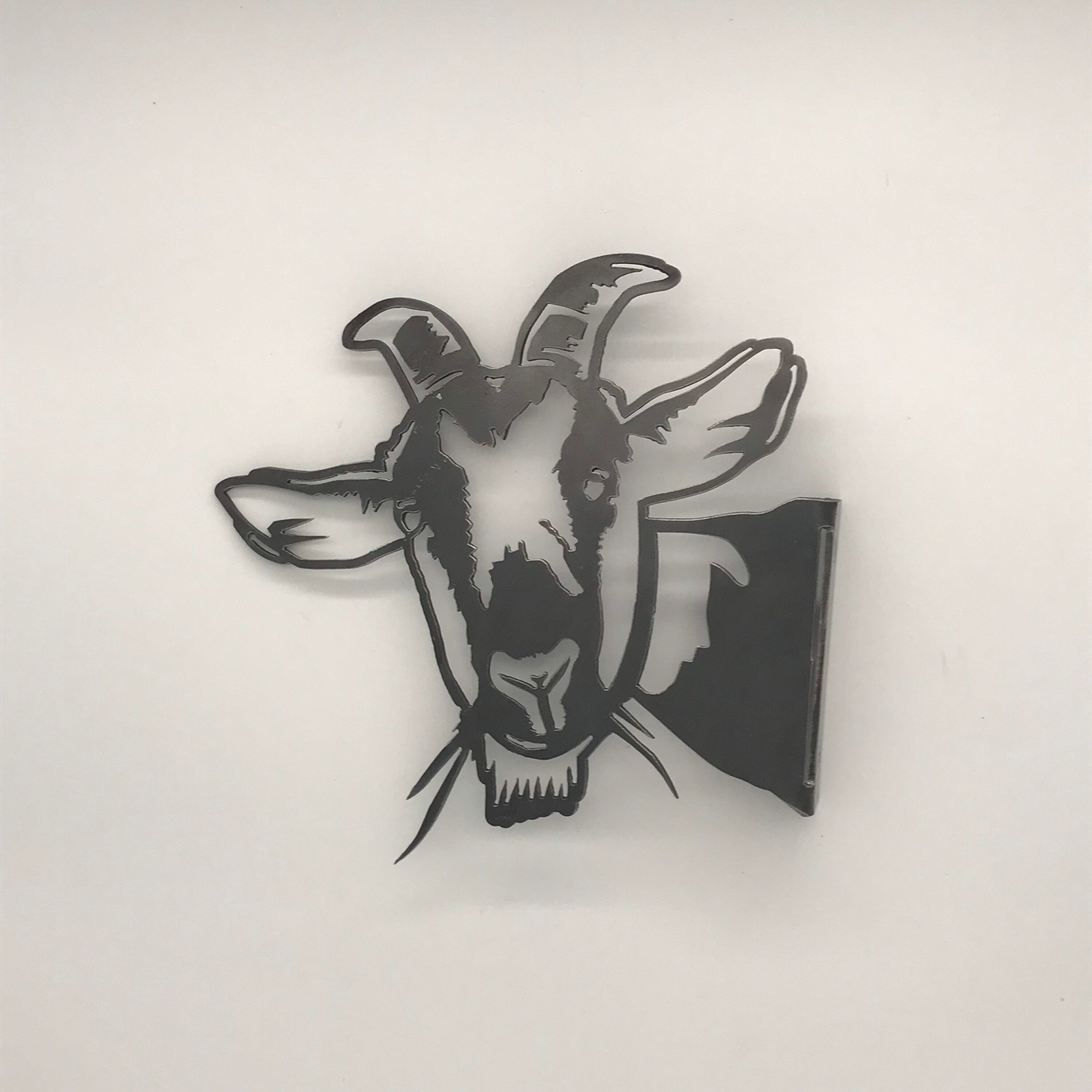 Goat Steel Metal Art / Metal Decor / Outdoor Decor / Metal - Etsy