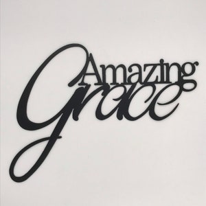 Amazing Grace - Steel Wall Decor Metal Wall Art / Metal Home Decor ...