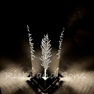 Custom Sized Garden Column W/solar Lighted Top -garden Pillar - Pine ...