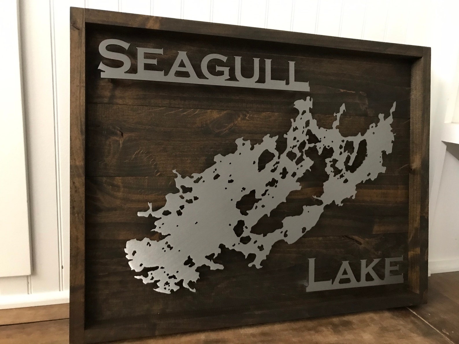 Custom Lake Signs ANY LAKE 18x24/ Wood and Metal - Etsy