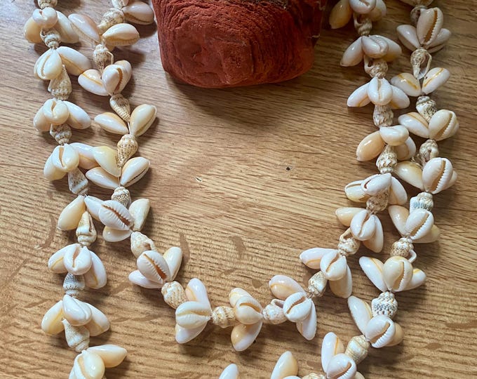 Vintage Cowrie Shell Necklace-spiritual Shell Necklace-shell Lover ...