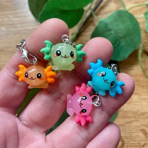 Axolotl Keychain-colorful Mini Axolotl Keyring-axolotl Keyring-axolotl ...