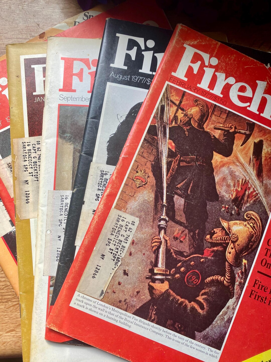 Vintage Firehouse Magazine Lot of 6-firefighter Magazine-firehouse ...