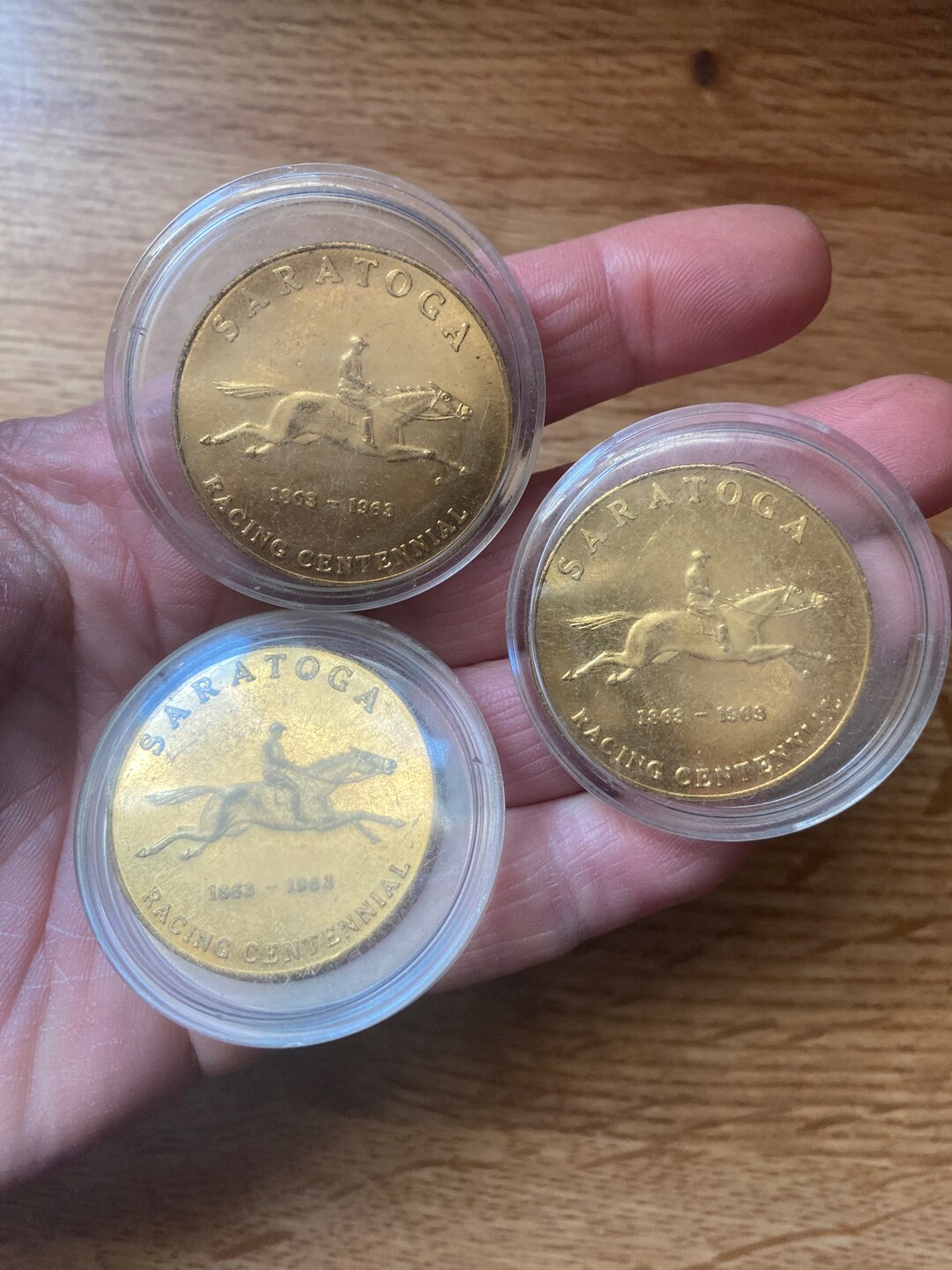 Saratoga Racing Centennial Coin-vintage Coin-horse Racing Coin-saratoga ...