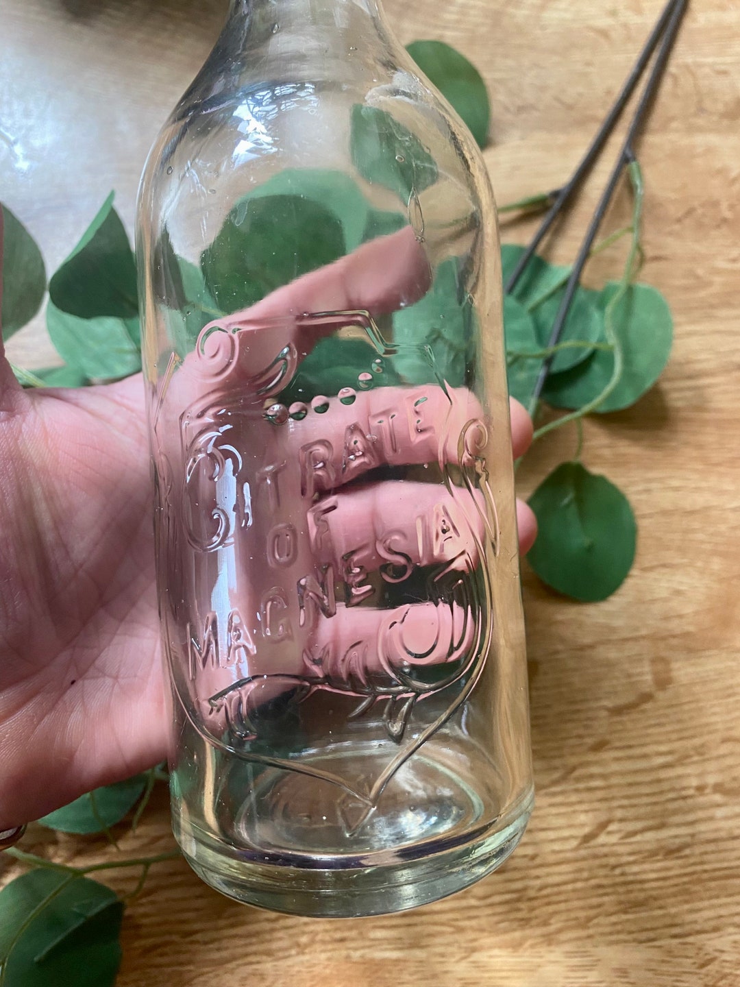 Vintage Magnesium Citrate Bottle-vintage Bottle-medicine Bottle - Etsy