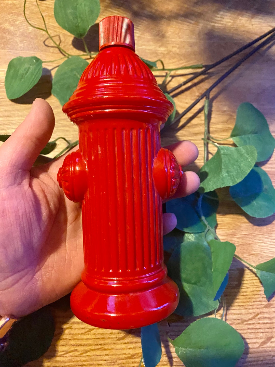 Vintage Avon Red Fire Hydrant Cologne Bottle-fireman Gift-firefighter ...