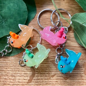 Axolotl Keychain-colorful Mini Axolotl Keyring-axolotl Keyring-axolotl ...