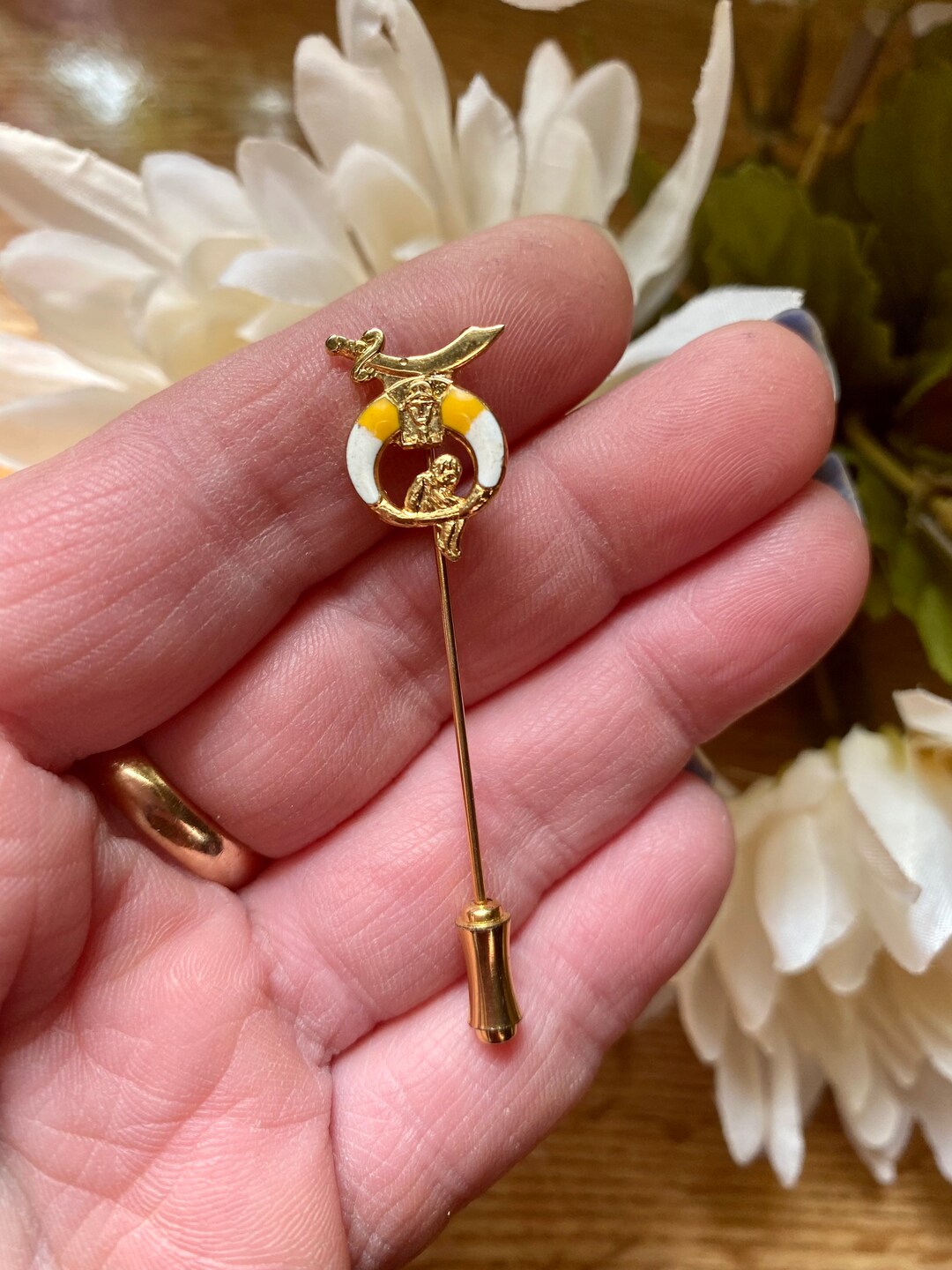 Vintage Masonic Shriner Pin-masonry Pin-masonic Jewelry - Etsy