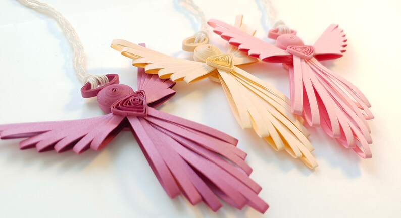 Angel Decoration Paper Angel Paper Art Gift for All Occasions - Etsy