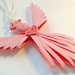 Angel Decoration Paper Angel Paper Art Gift for All Occasions - Etsy