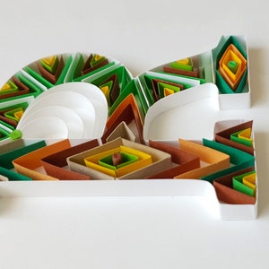 Typography Letter R Paper Graphics Monogram Gift for - Etsy