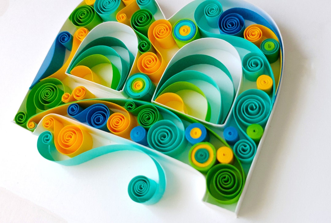 Typography - Letter B - Paper Graphics - Monogram - Gift for Girls ...