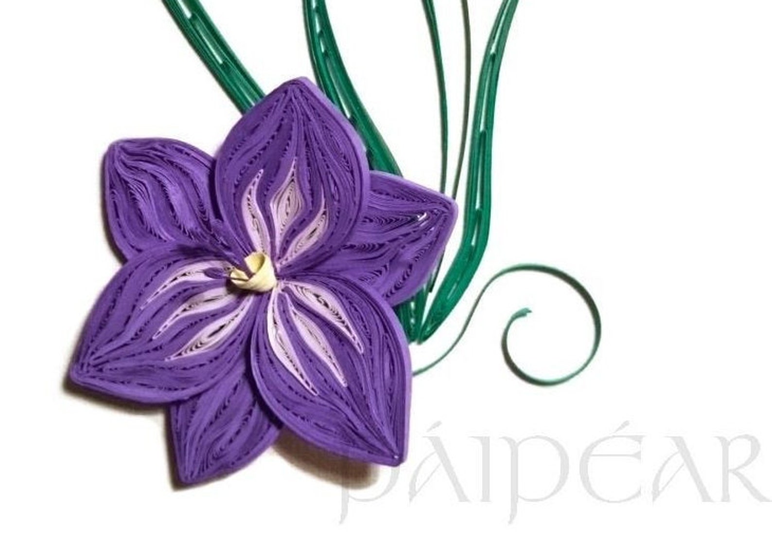 Irish Paper Art Flower Series Wall Art Gift for Her - Etsy
