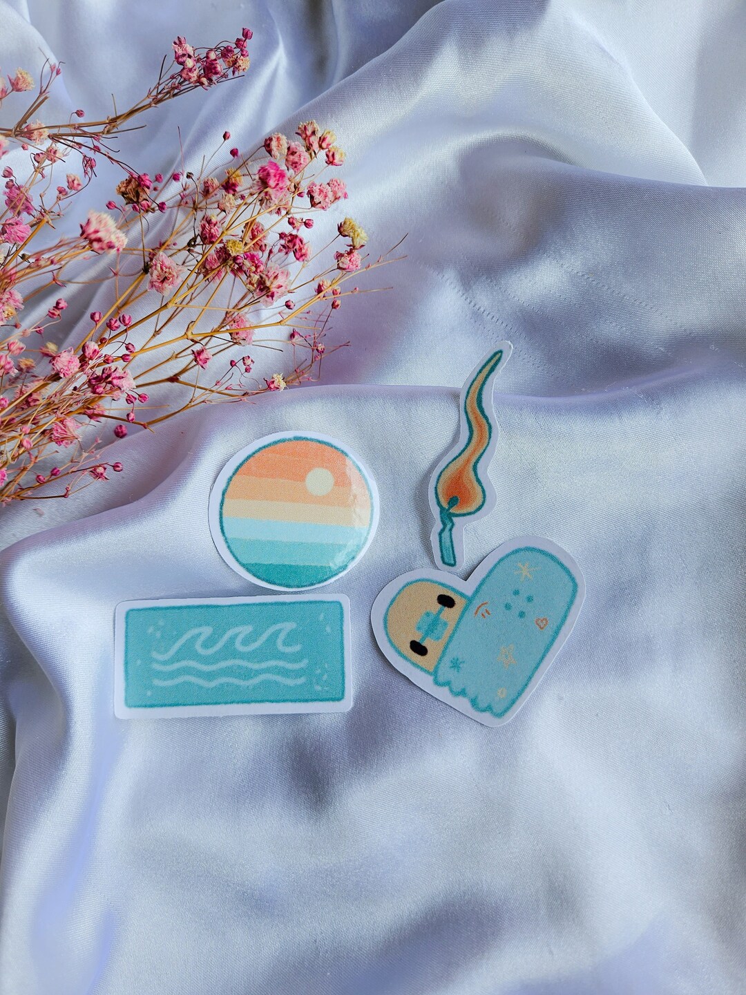 Beach Aesthetic Sticker Pack - Etsy