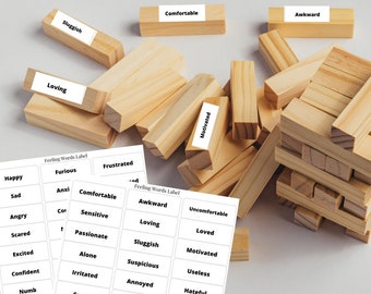 Therapy Jenga Labels - Etsy