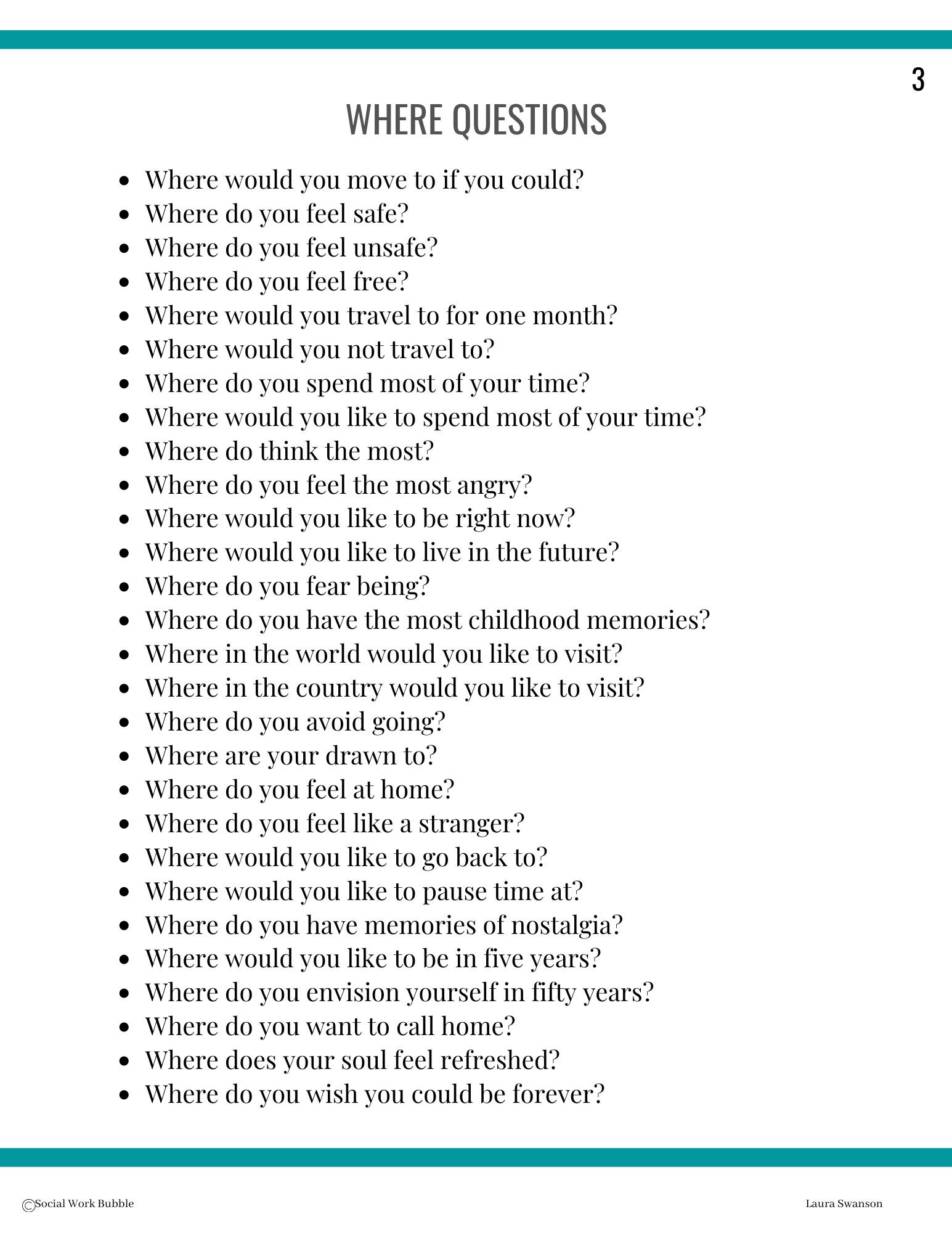 Icebreaker Questions for Teenagers in Therapy Get to Know Me - Etsy