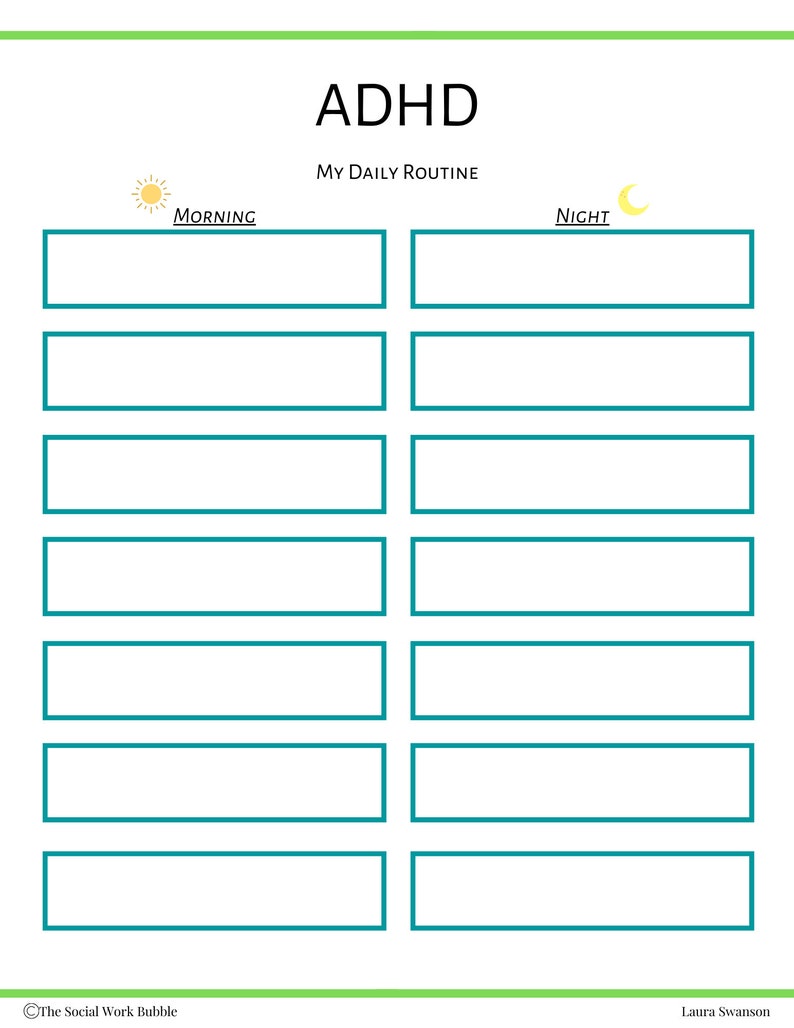 ADHD Play Therapy Worksheets Activity For Kids Mental Health Social